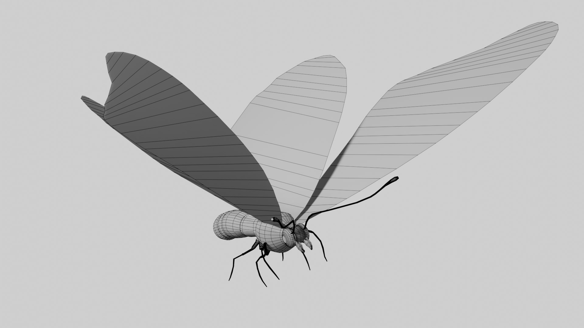 Butterfly Monarch 3D model - TurboSquid 1795840