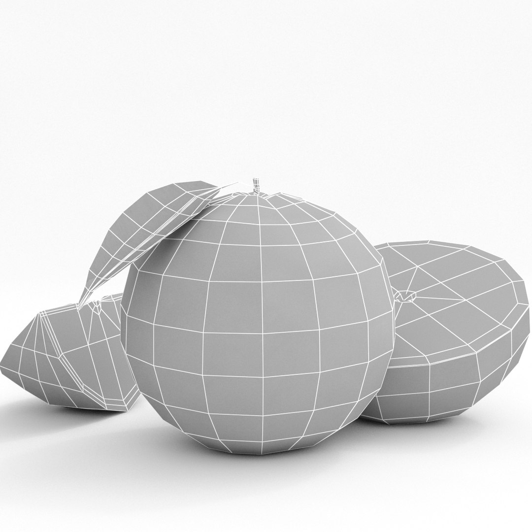3D orange model - TurboSquid 1160465