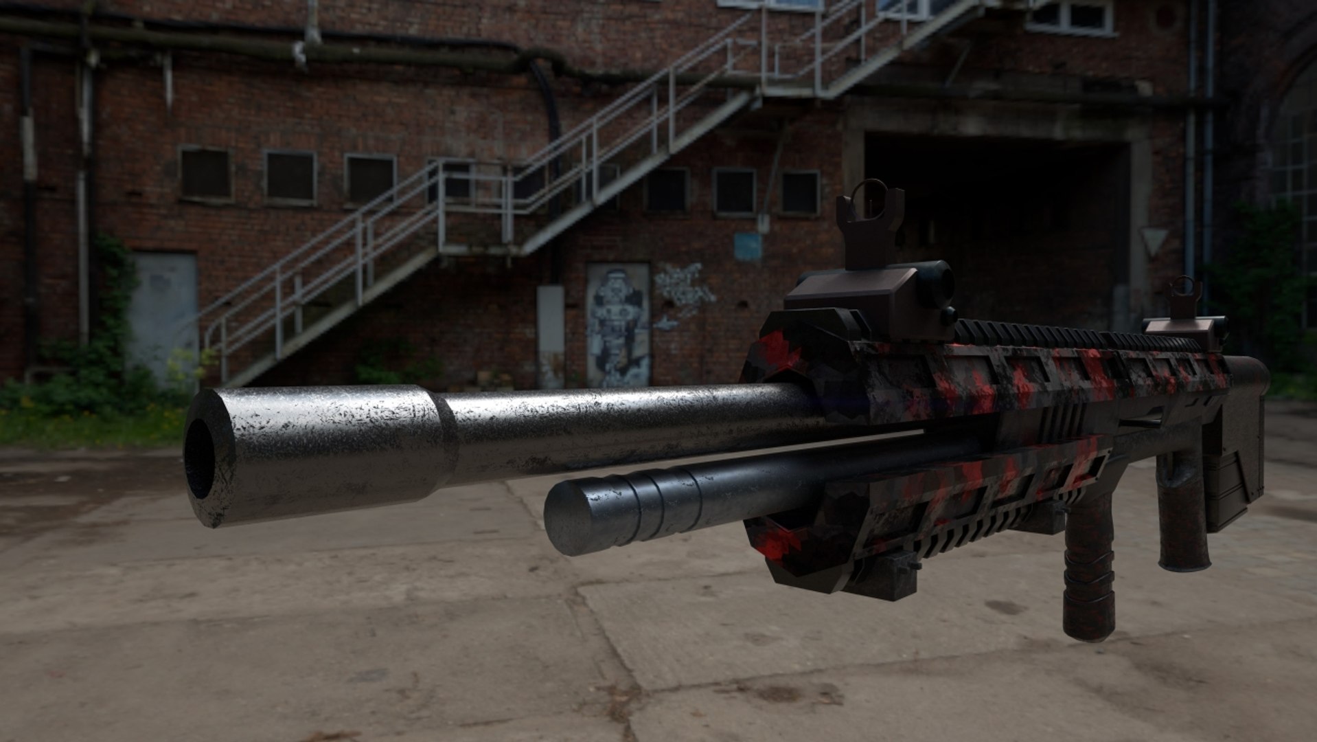 Prototype Gun Pbr 3D - TurboSquid 1583697