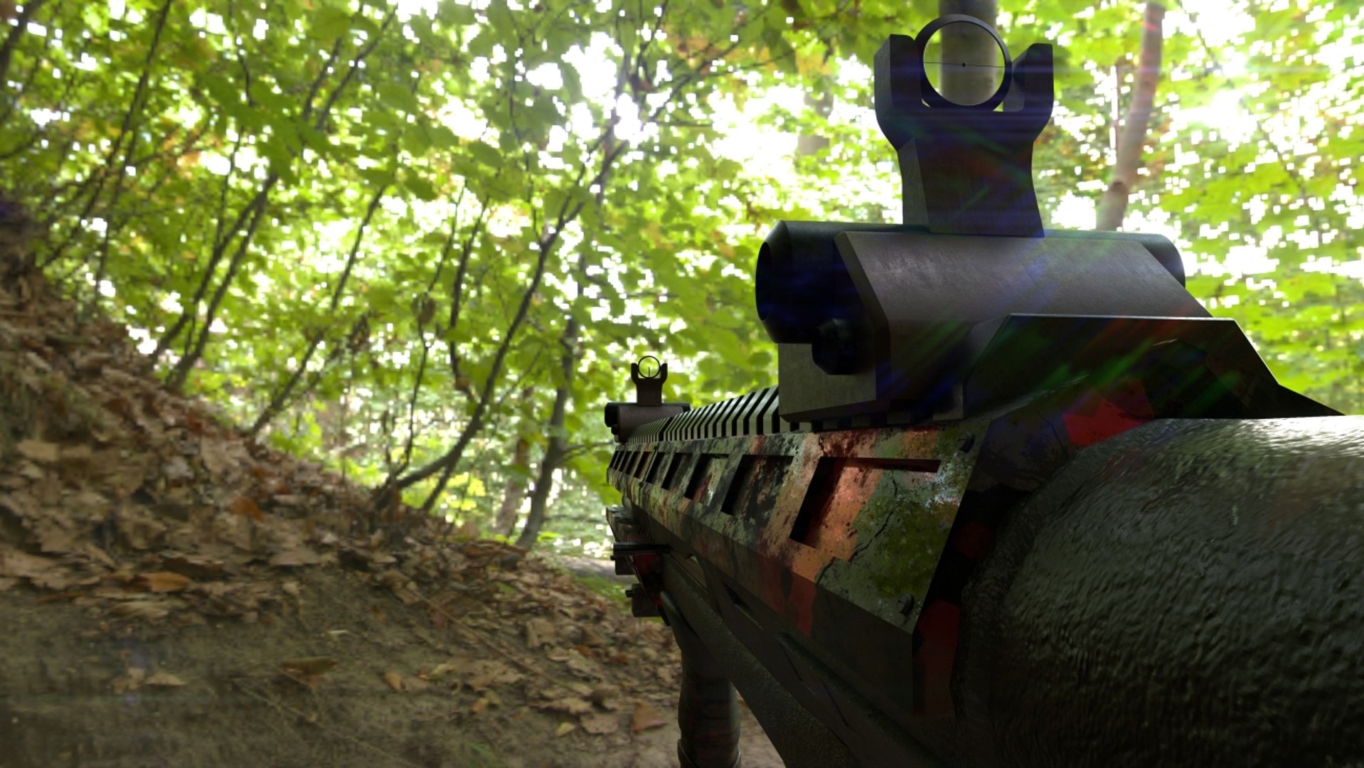 Prototype Gun Pbr 3D - TurboSquid 1583697