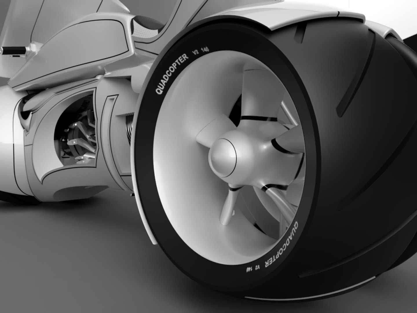 Quadcopter Vehicle 3D Model - TurboSquid 1635674