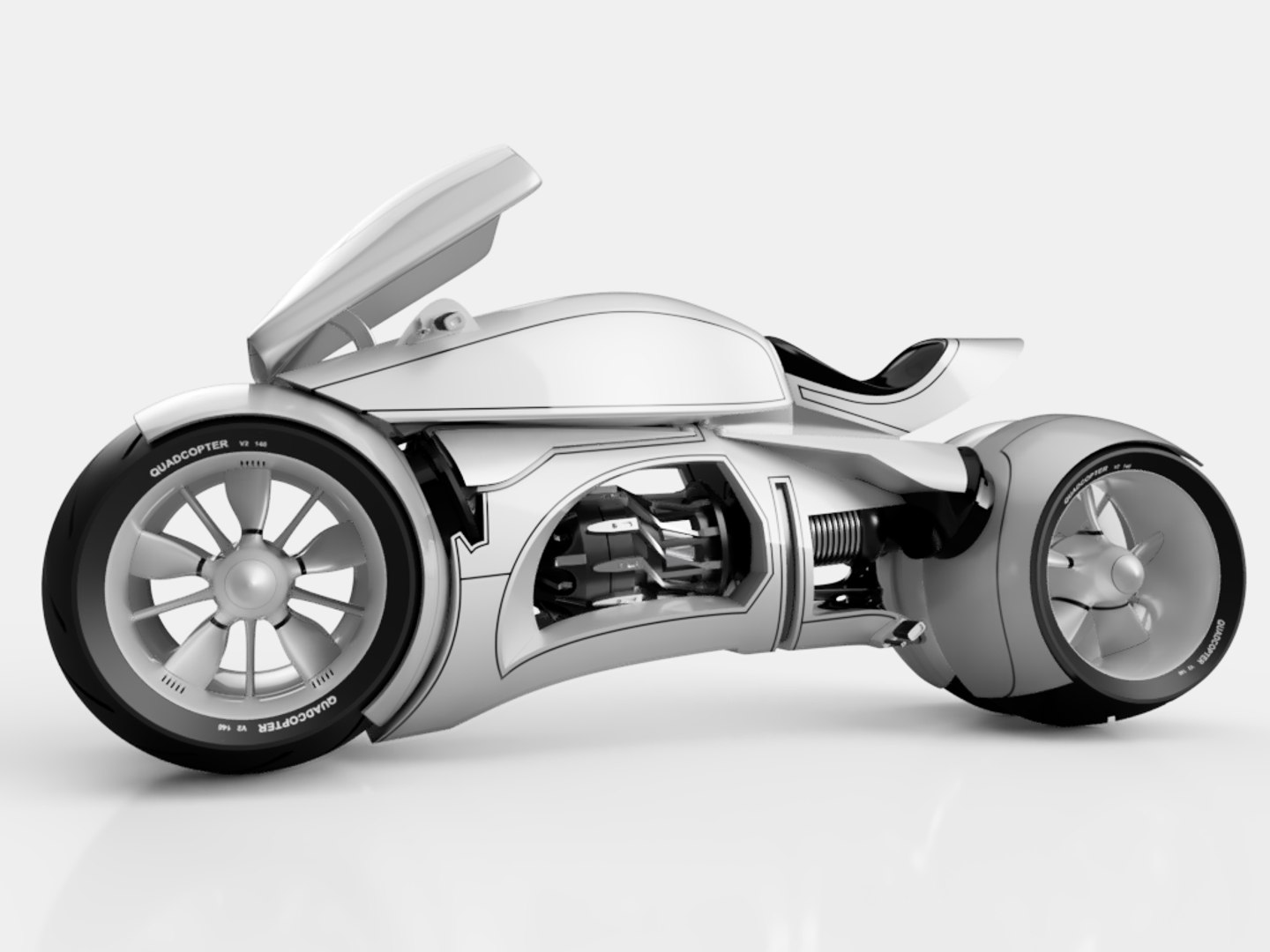 Quadcopter Vehicle 3D Model - TurboSquid 1635674