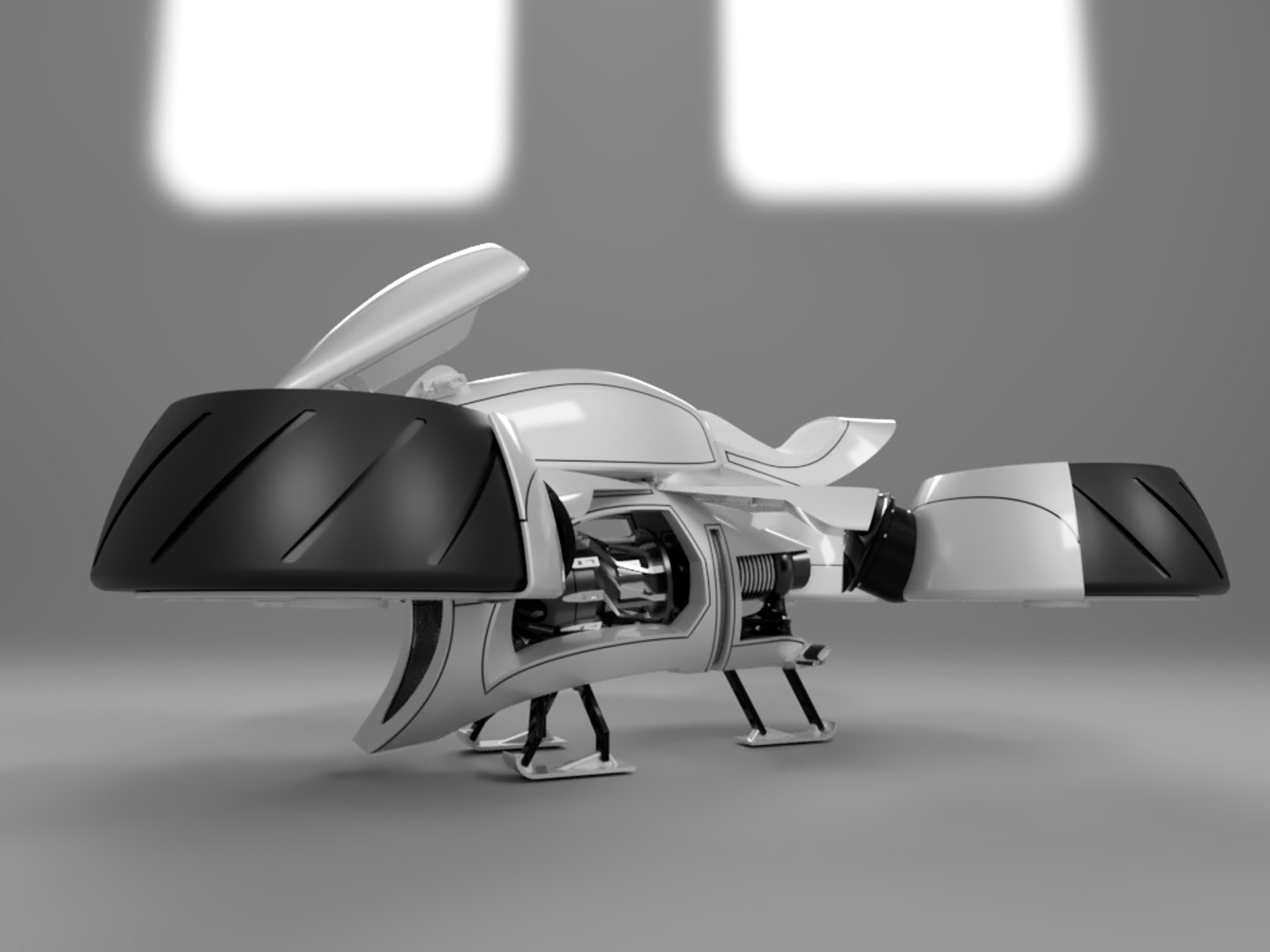 Quadcopter Vehicle 3D Model - TurboSquid 1635674