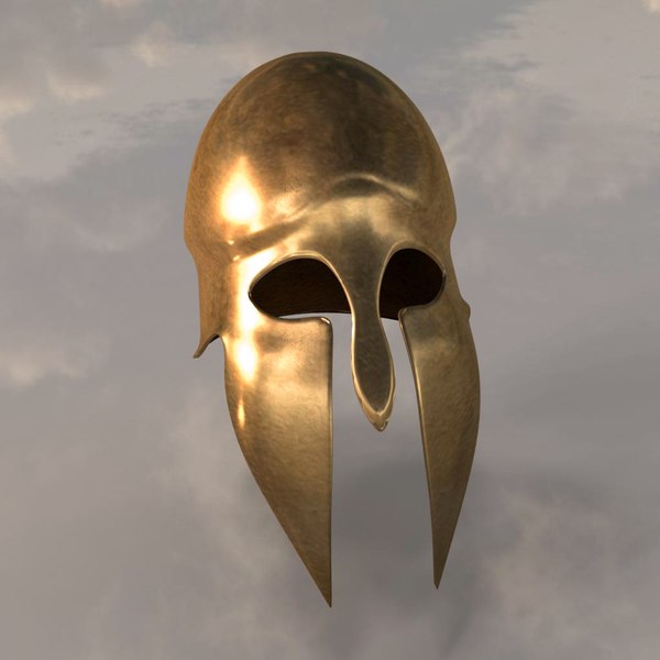 3d greek helmet