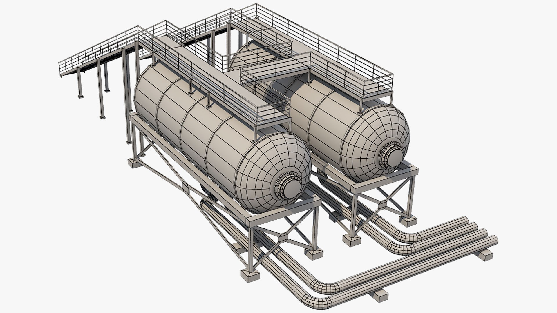 Industrial Silo Model - TurboSquid 1328686