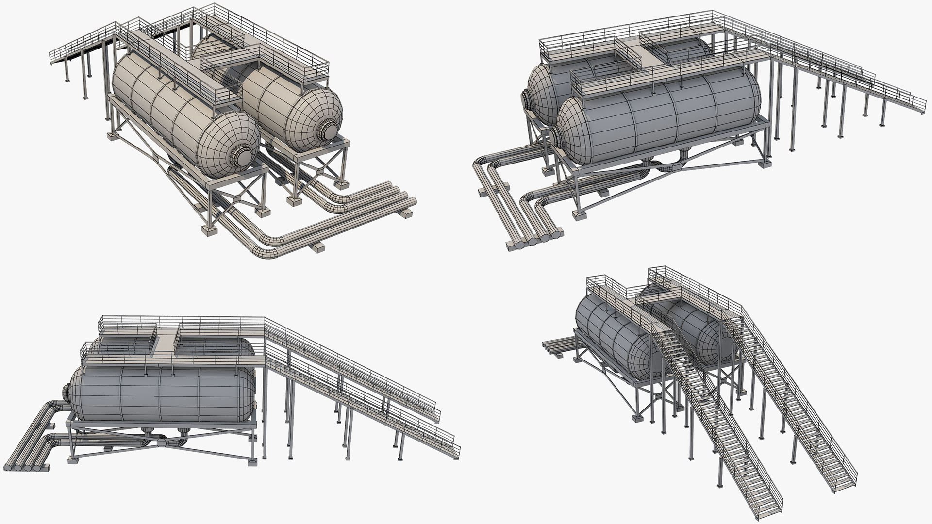 Industrial Silo Model - TurboSquid 1328686