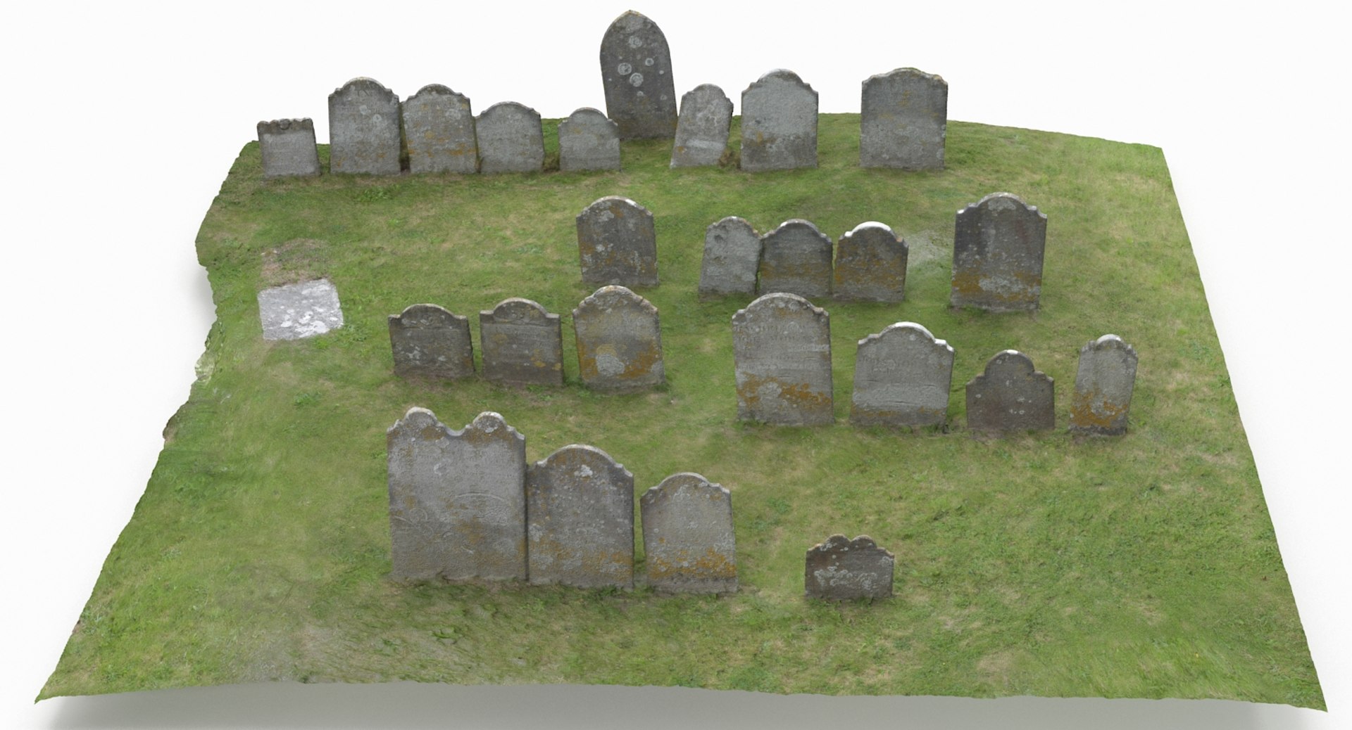 Graveyard scene 3D - TurboSquid 1189230