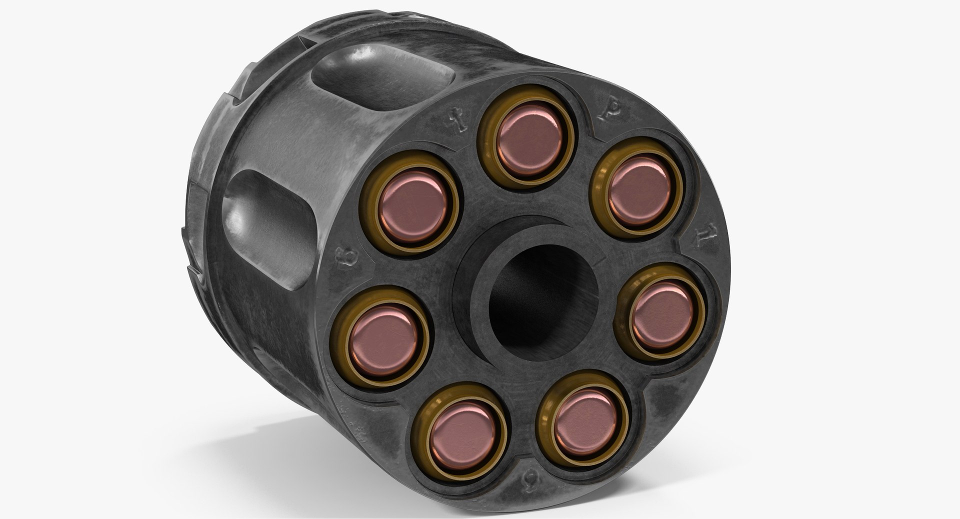 3D model drum revolver - TurboSquid 1219152