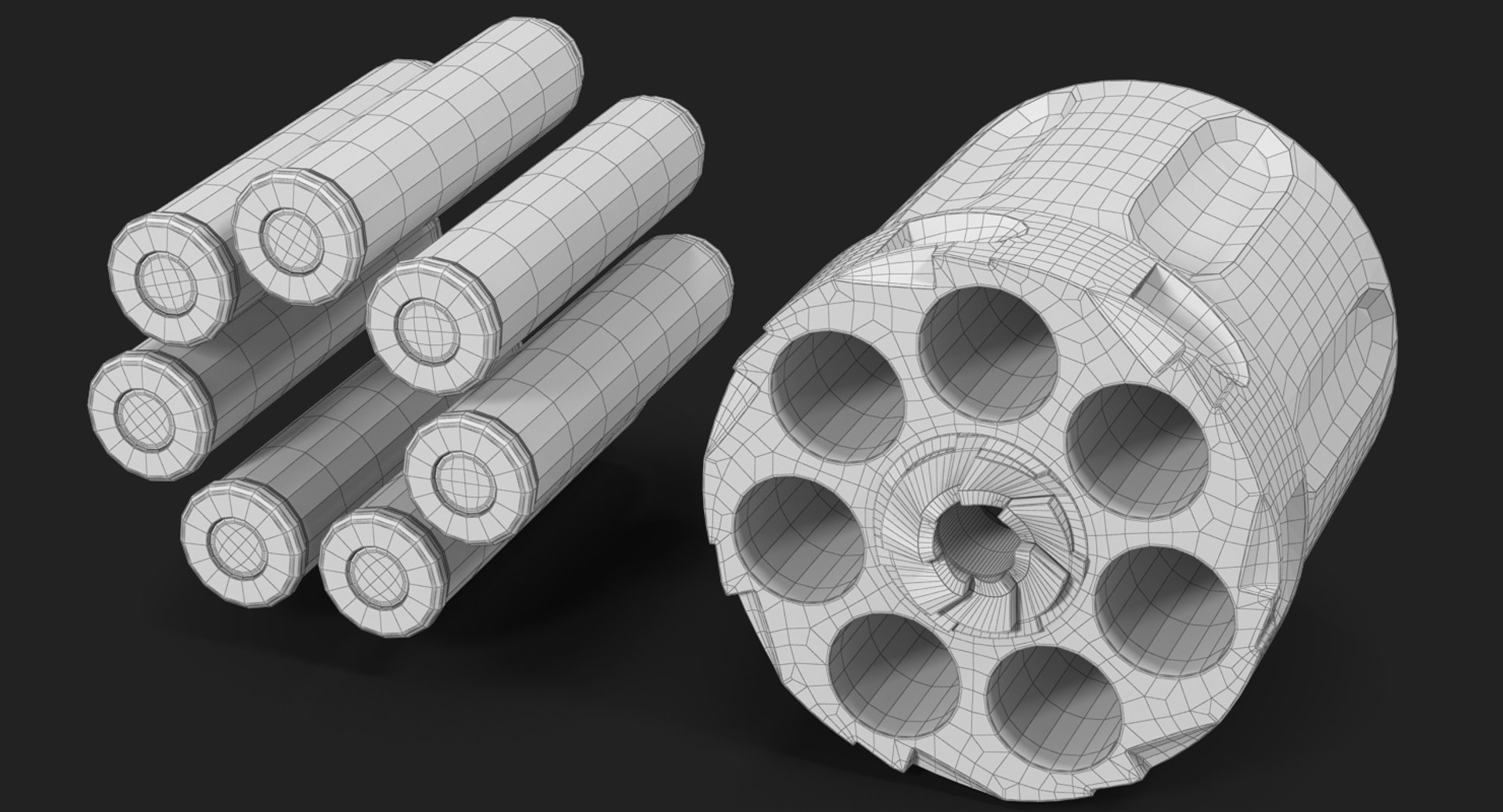 3D Model Drum Revolver - TurboSquid 1219152