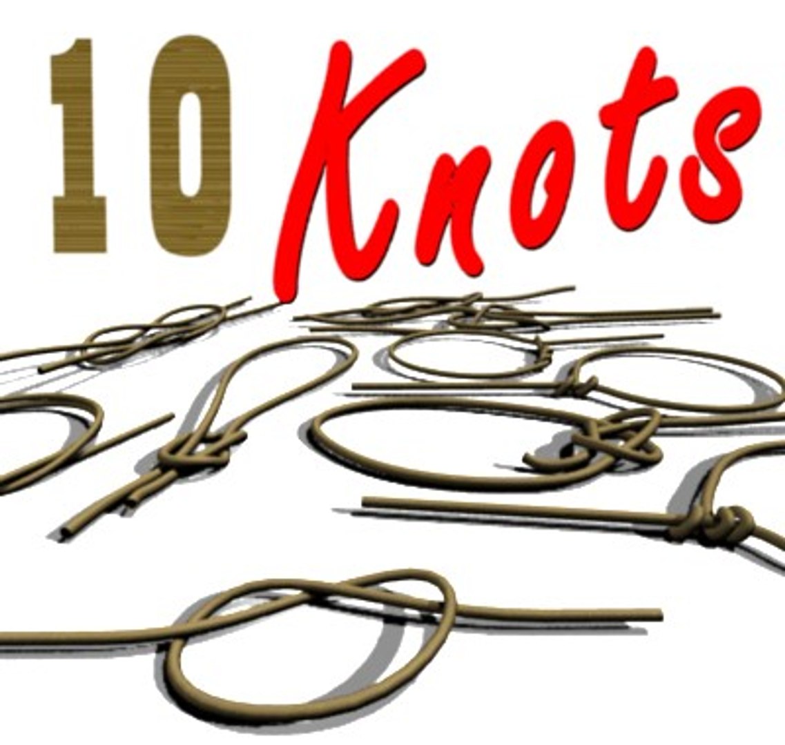 3d 10 Knots Model