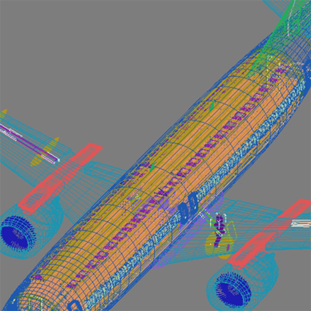 Passenger Interior 3d Model