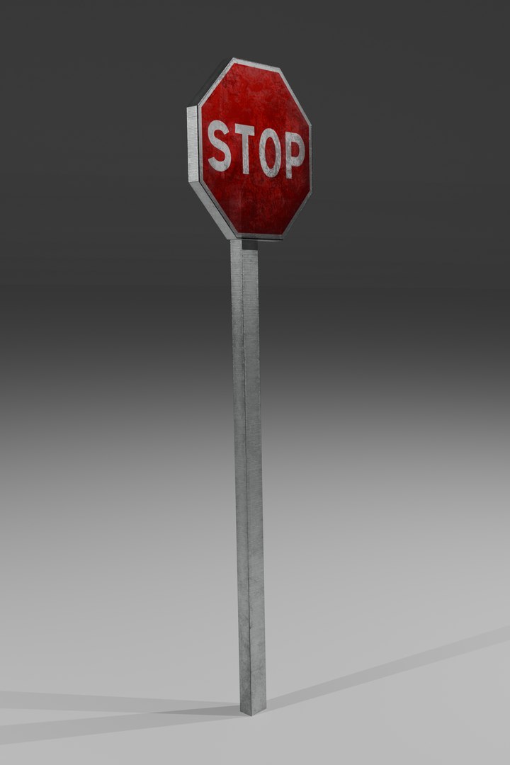 Stop Sign - TurboSquid 2237602
