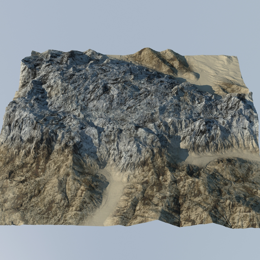 3d Model Terrain Realistic