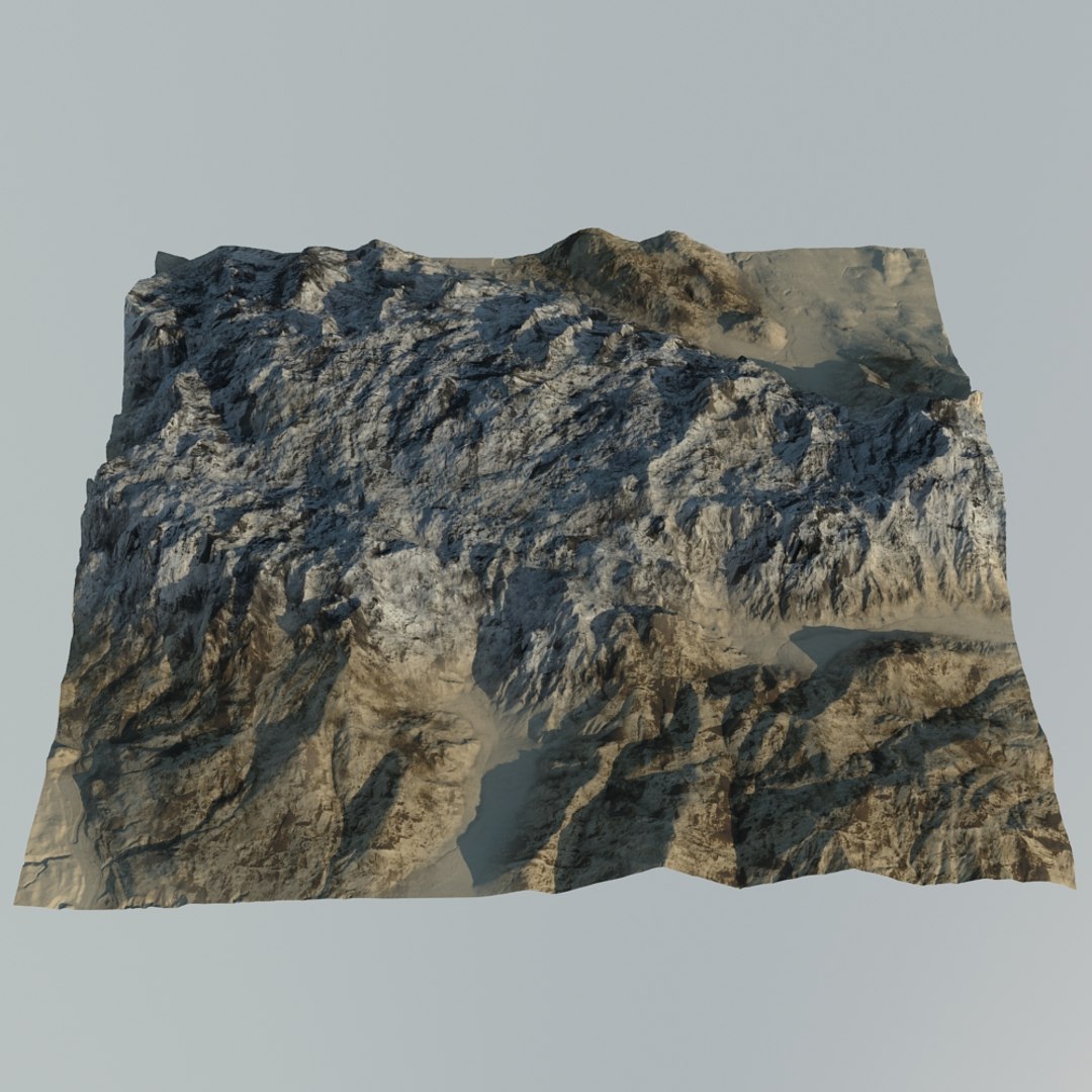 3d Model Terrain Realistic