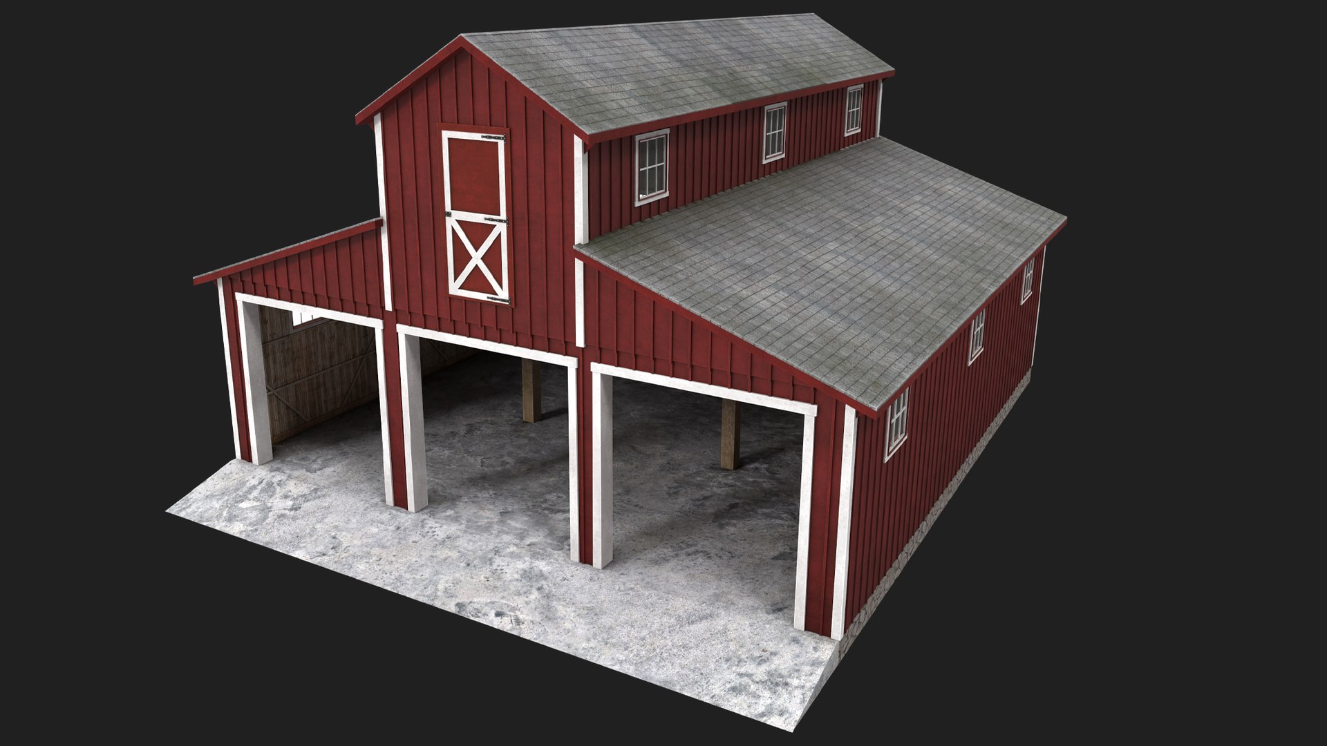3D Farm building - TurboSquid 1858770