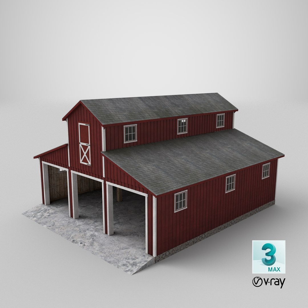 3D Farm building - TurboSquid 1858770