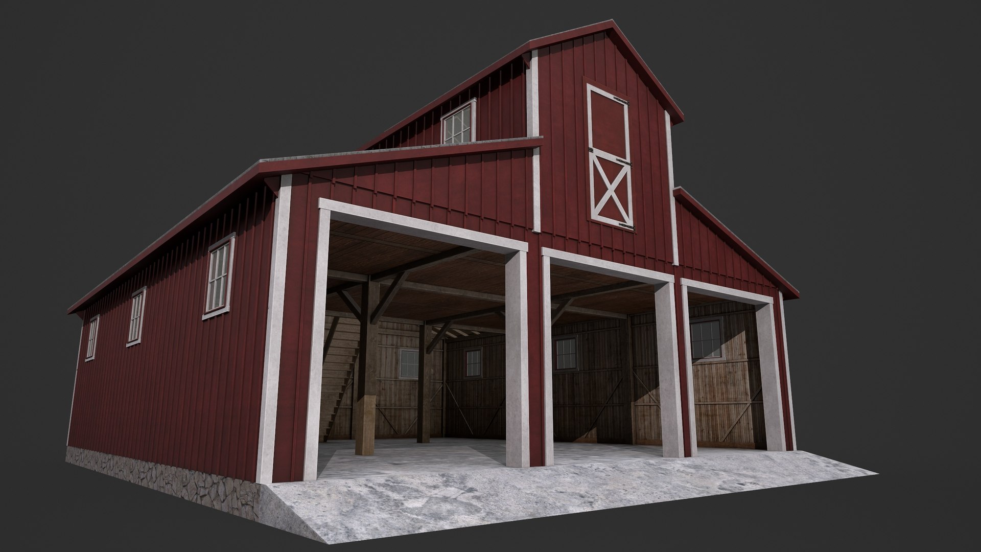 3D Farm building - TurboSquid 1858770