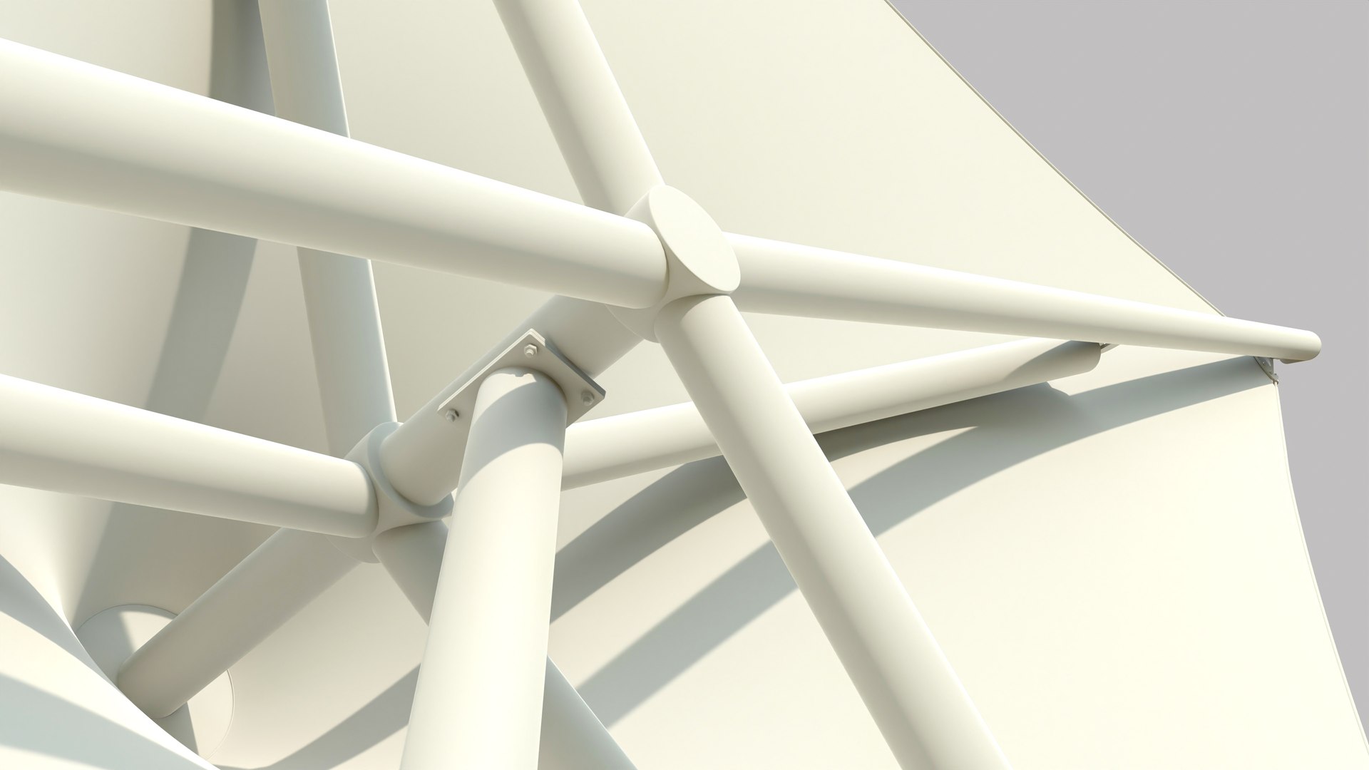 3D Tensile Structure Tent Model - TurboSquid 2374379