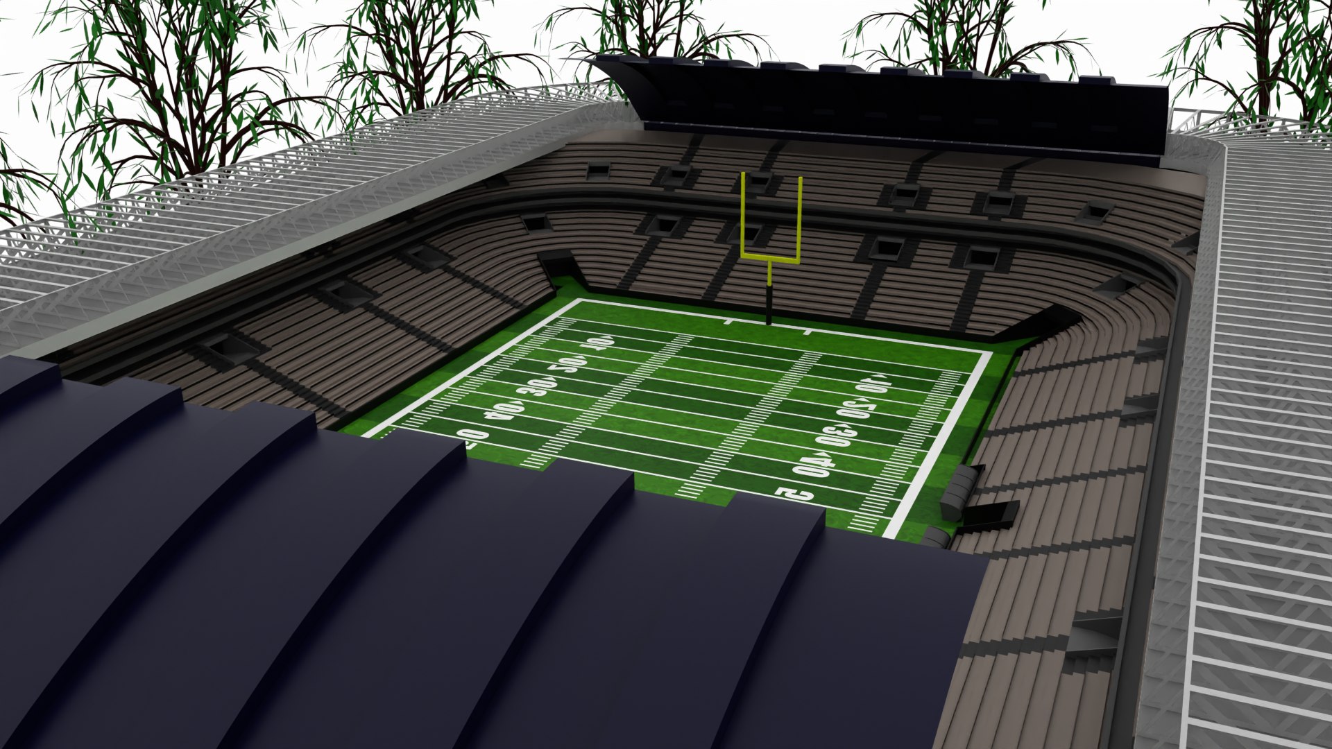 American Football Stadium 3D model - TurboSquid 2034417