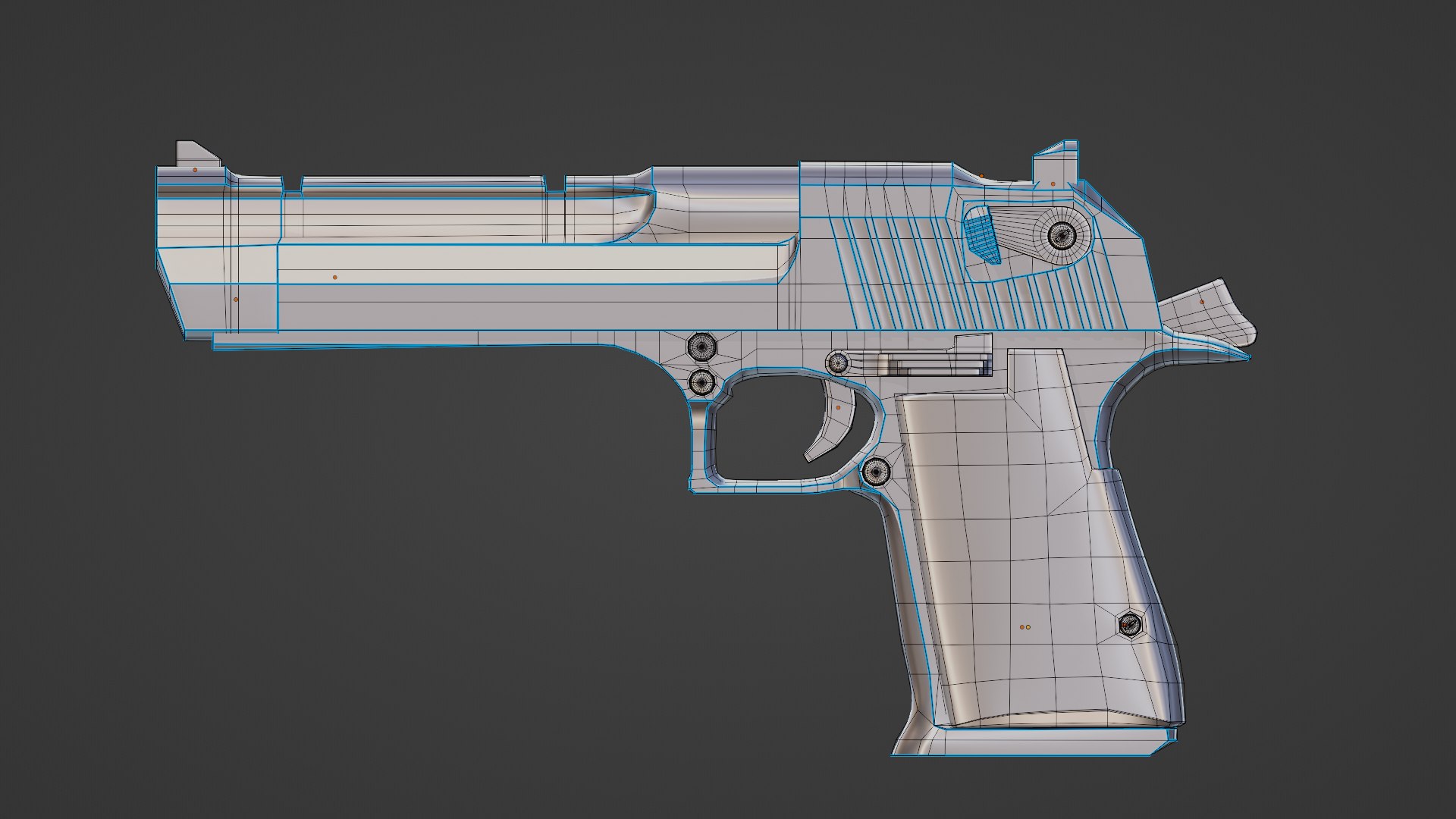 3D Handgun 3D Model model - TurboSquid 2171644