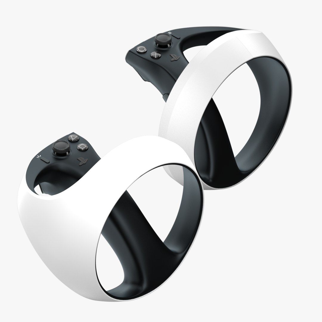 PSVR2 Play Station VR2 Controllers 3D model - TurboSquid 1971065