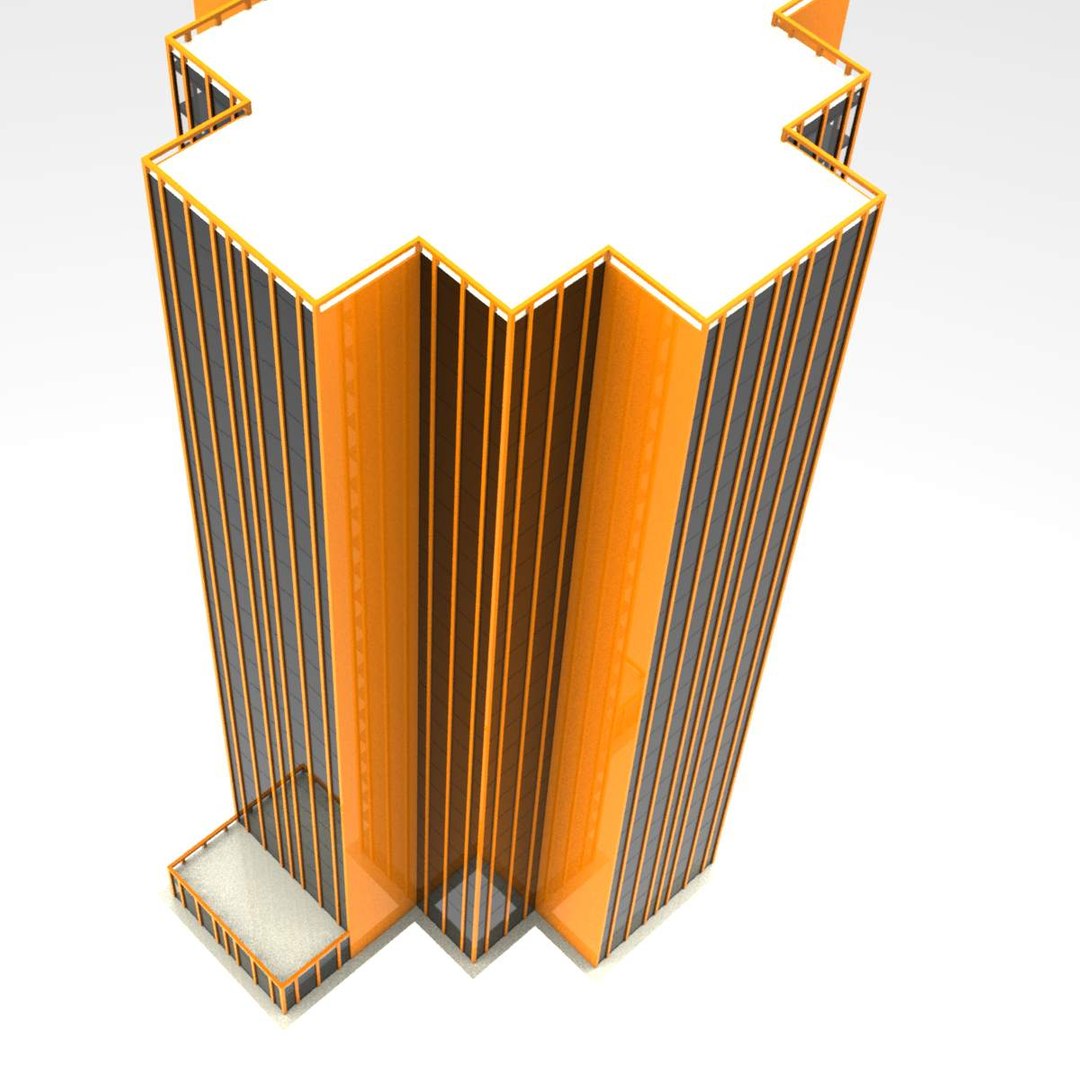 3d obj definition building