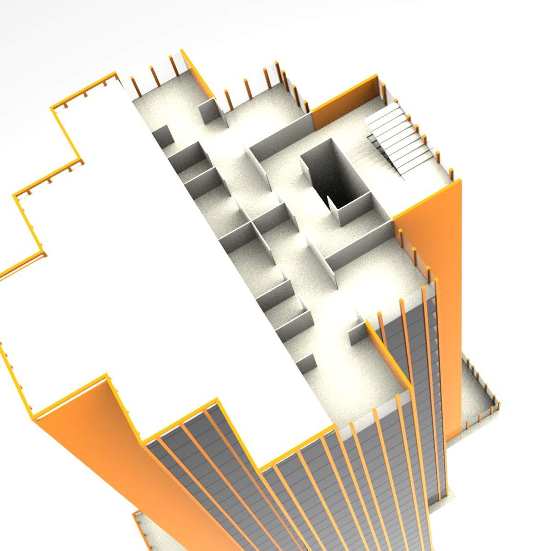 3d obj definition building