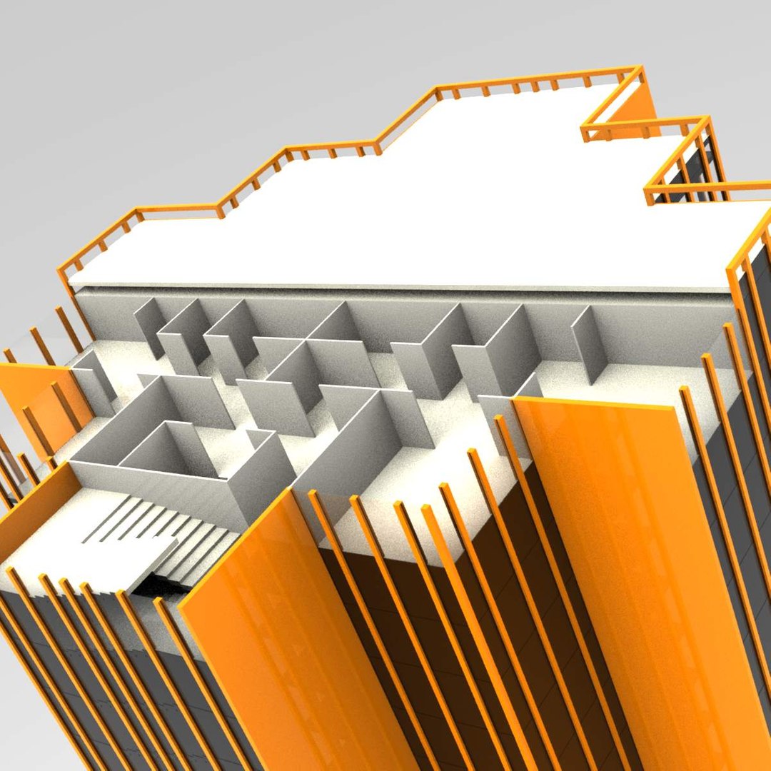 3d obj definition building