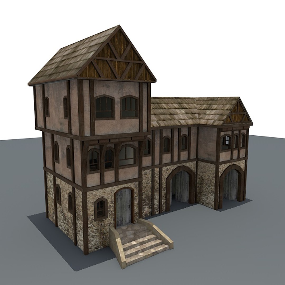 obj medieval house