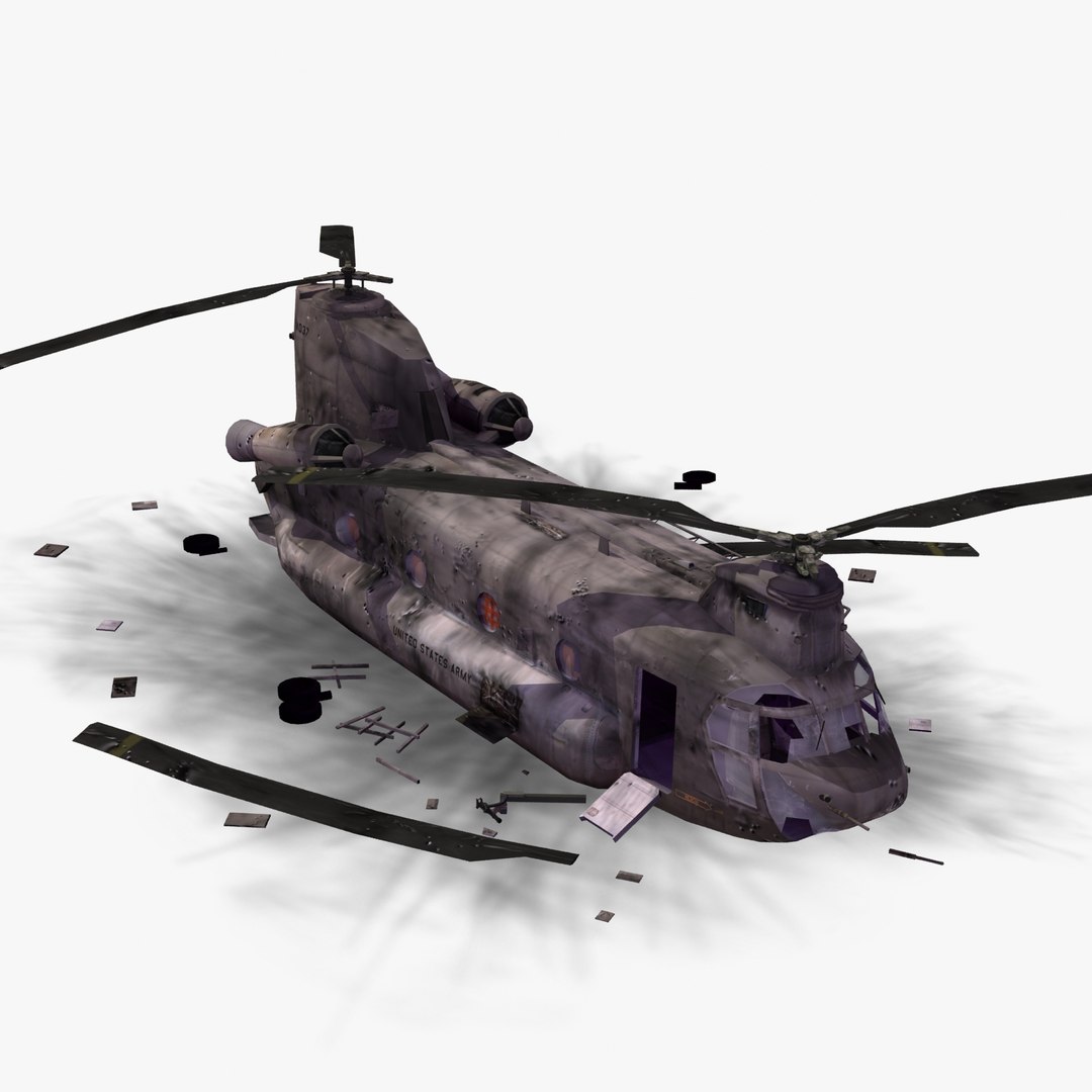 Max Crashed Chinook Transport Ch47