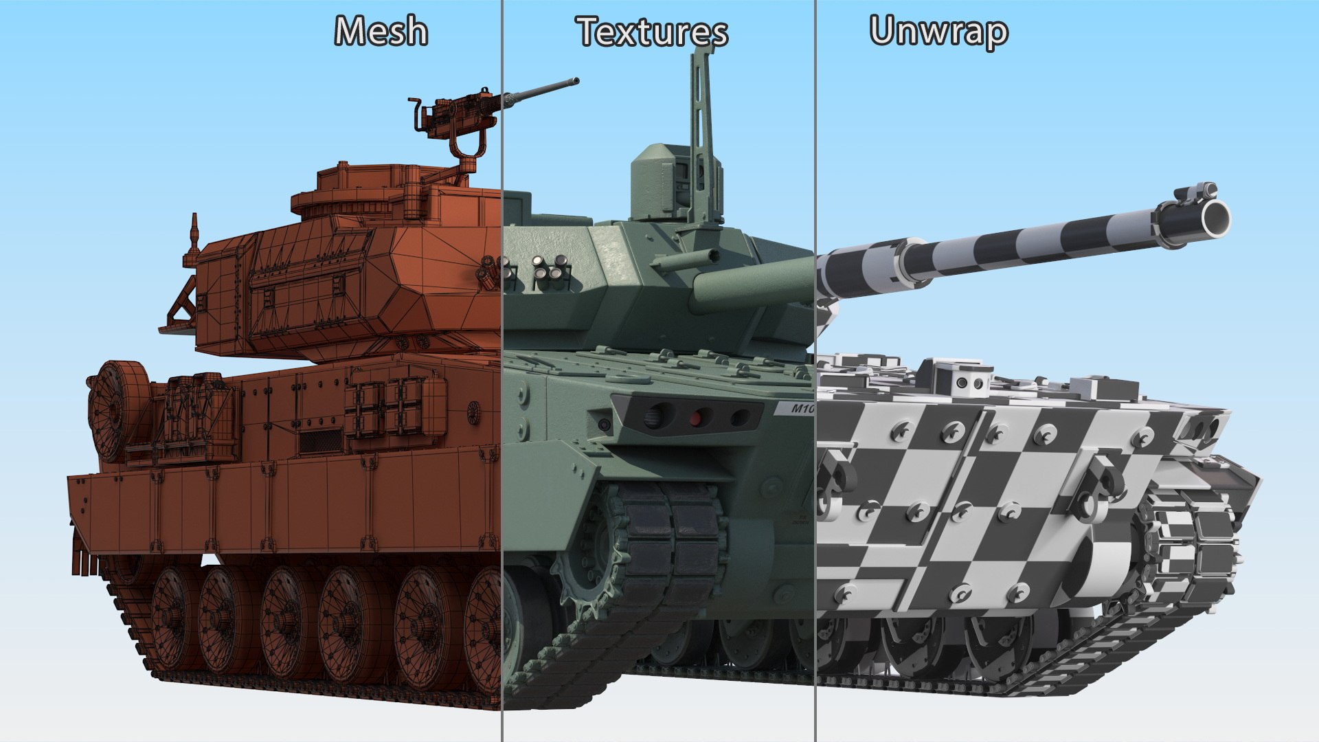 3D American M10 Booker Light Tank With 105mm Cannon Rigged Model ...