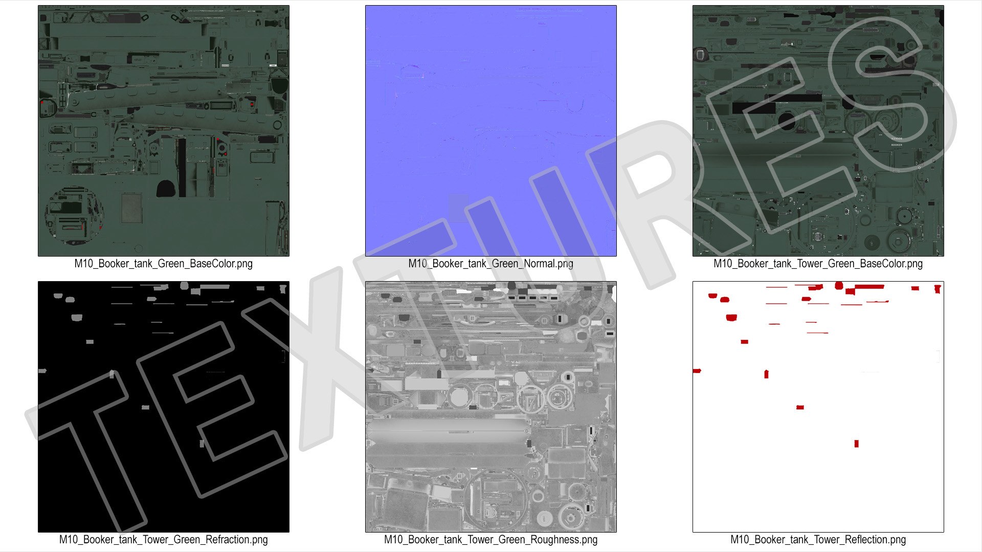 3D American M10 Booker Light Tank With 105mm Cannon Rigged Model ...