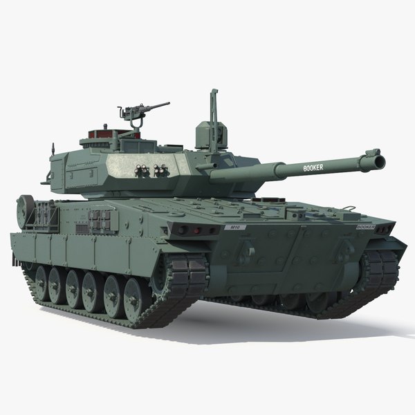 modelo 3d Tanque ligero estadounidense M10 Booker equipado con cañón de ...