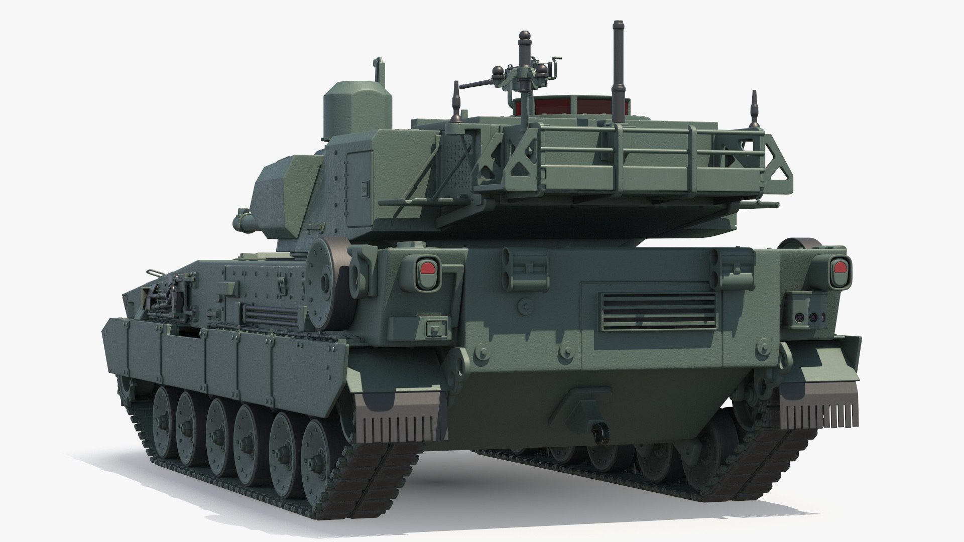 3D American M10 Booker Light Tank With 105mm Cannon Rigged Model ...