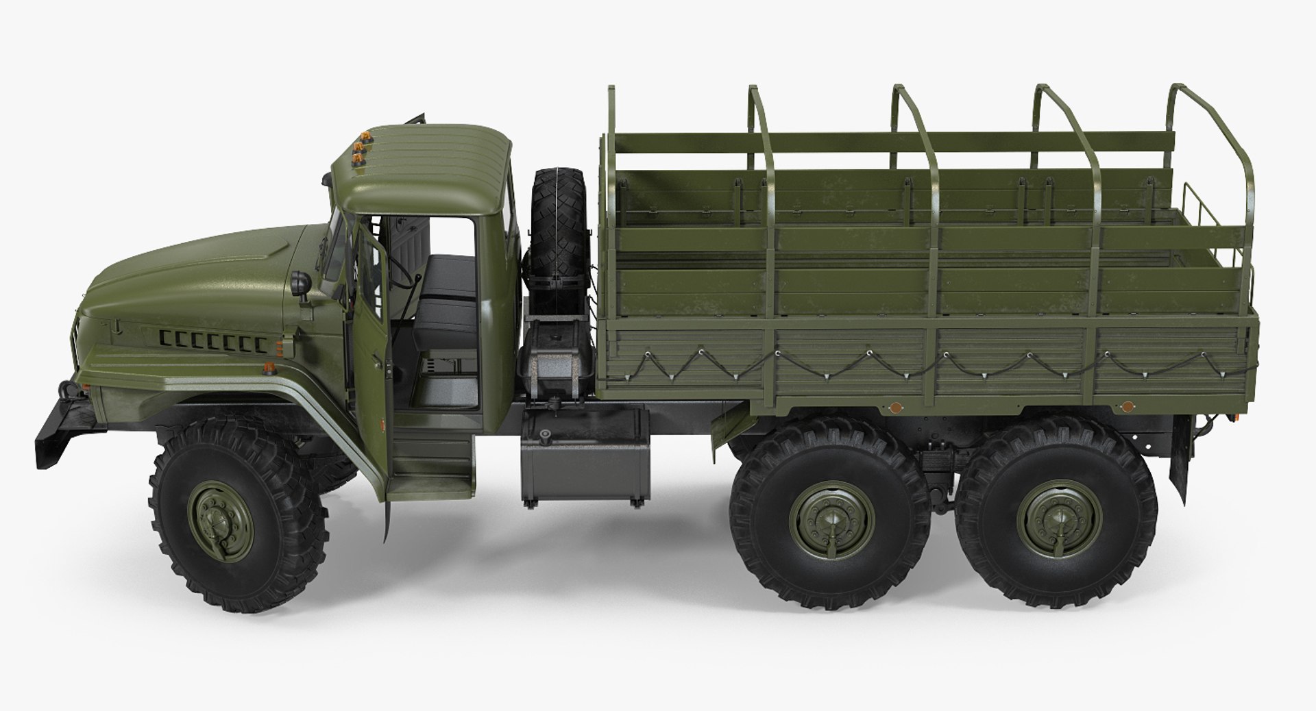 Ural 4320 Truck 6x6 3D - TurboSquid 1193988