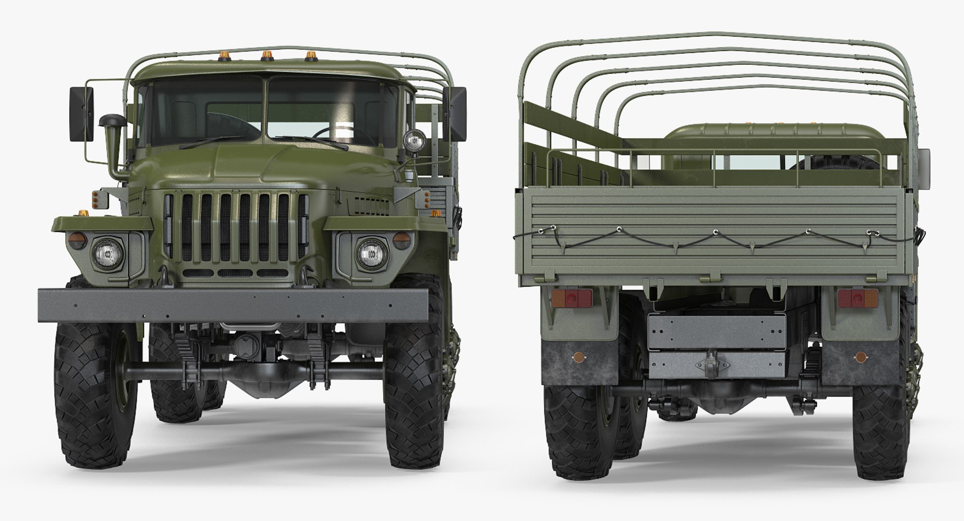 Ural 4320 Truck 6x6 3D - TurboSquid 1193988