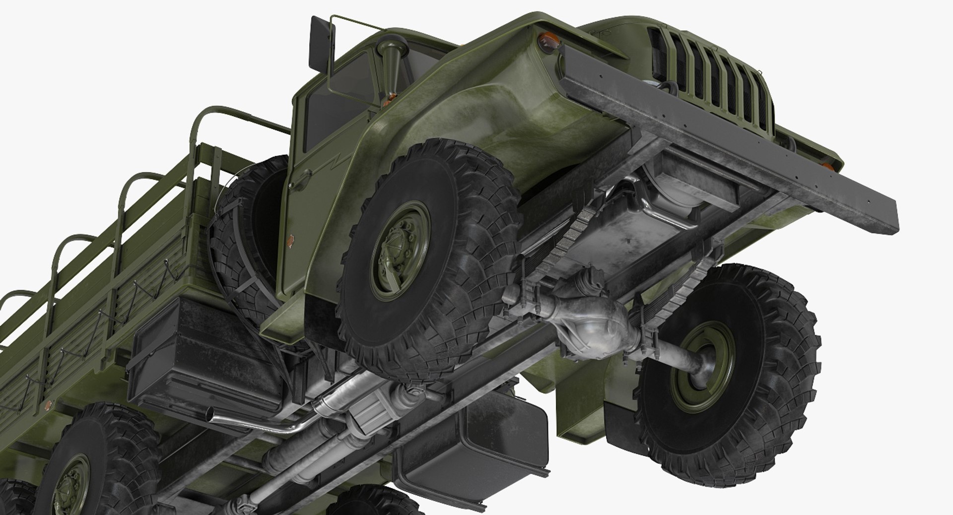 Ural 4320 Truck 6x6 3D - TurboSquid 1193988