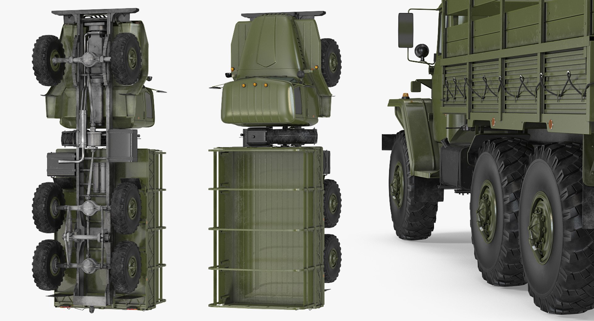 Ural 4320 Truck 6x6 3D - TurboSquid 1193988