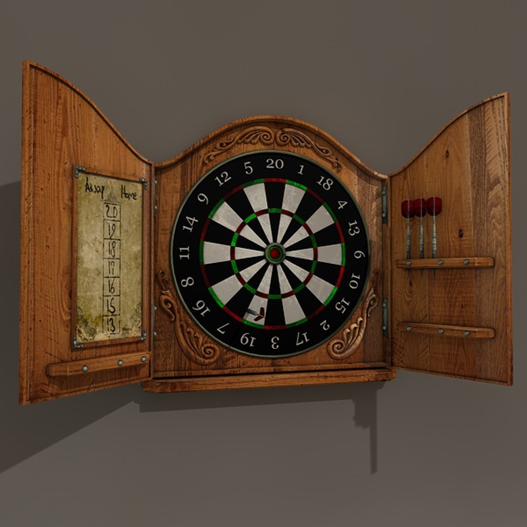 old dartboard