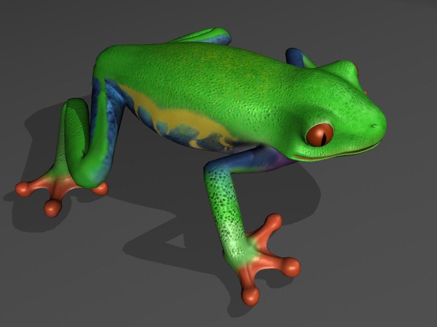 Tree Frog 3d Obj
