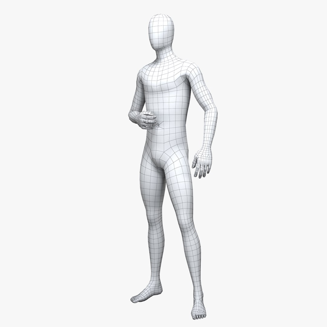 3D Male Mannequin Model - TurboSquid 1184452
