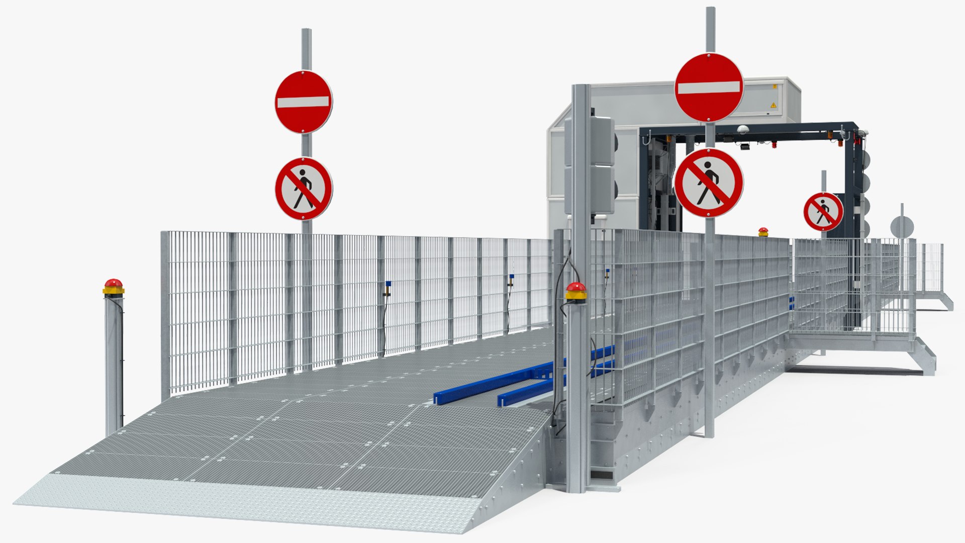 3D Cargo and Vehicle Inspection Conveyor System - TurboSquid 1766492