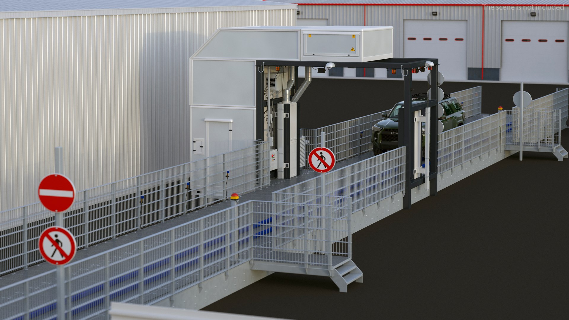 3D Cargo and Vehicle Inspection Conveyor System - TurboSquid 1766492