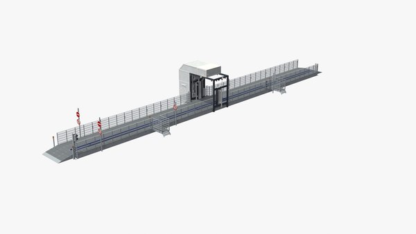 3D Cargo and Vehicle Inspection Conveyor System - TurboSquid 1766492