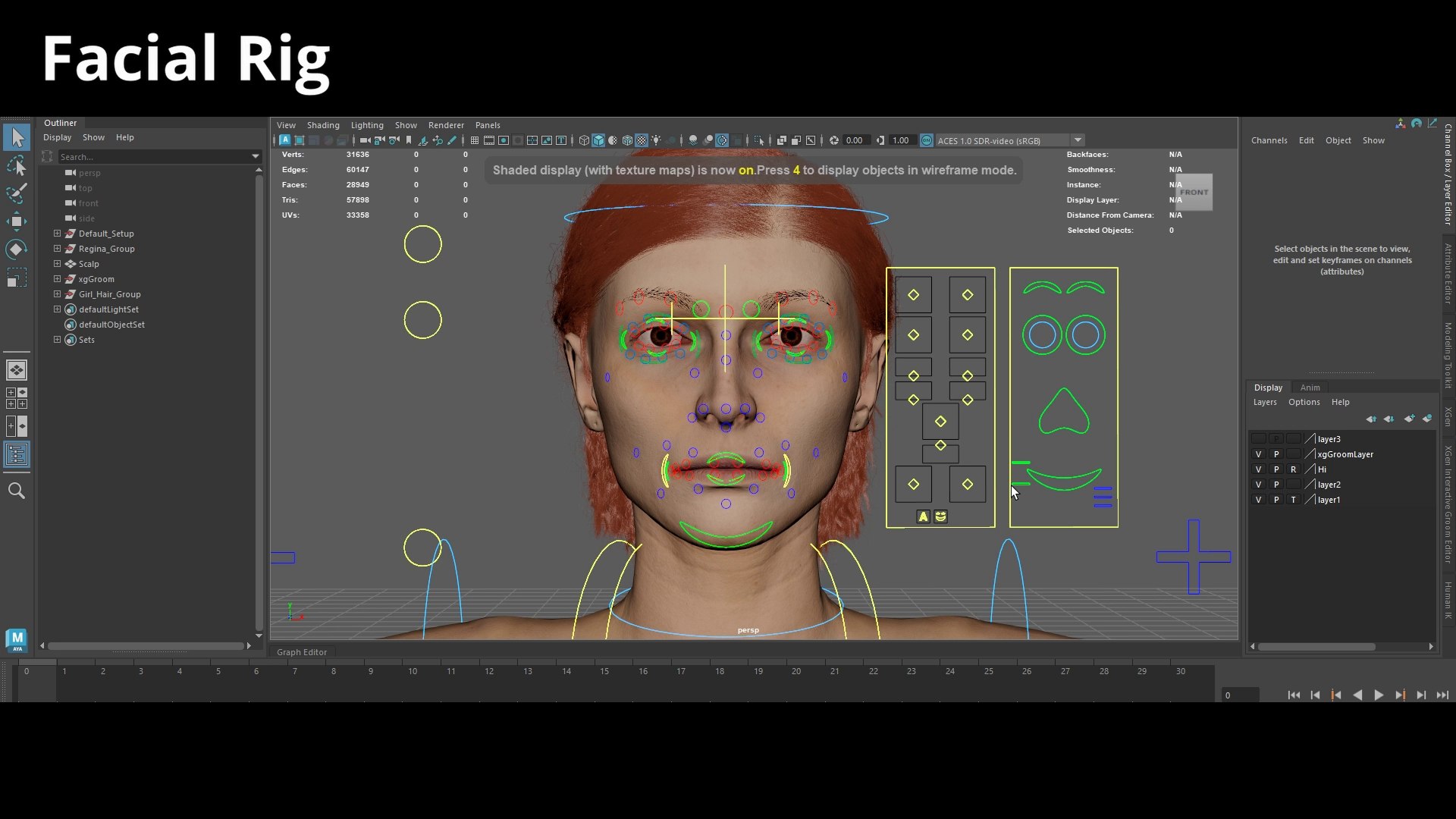 Girl Realistic Advanced Rig 3D Model - TurboSquid 2512364