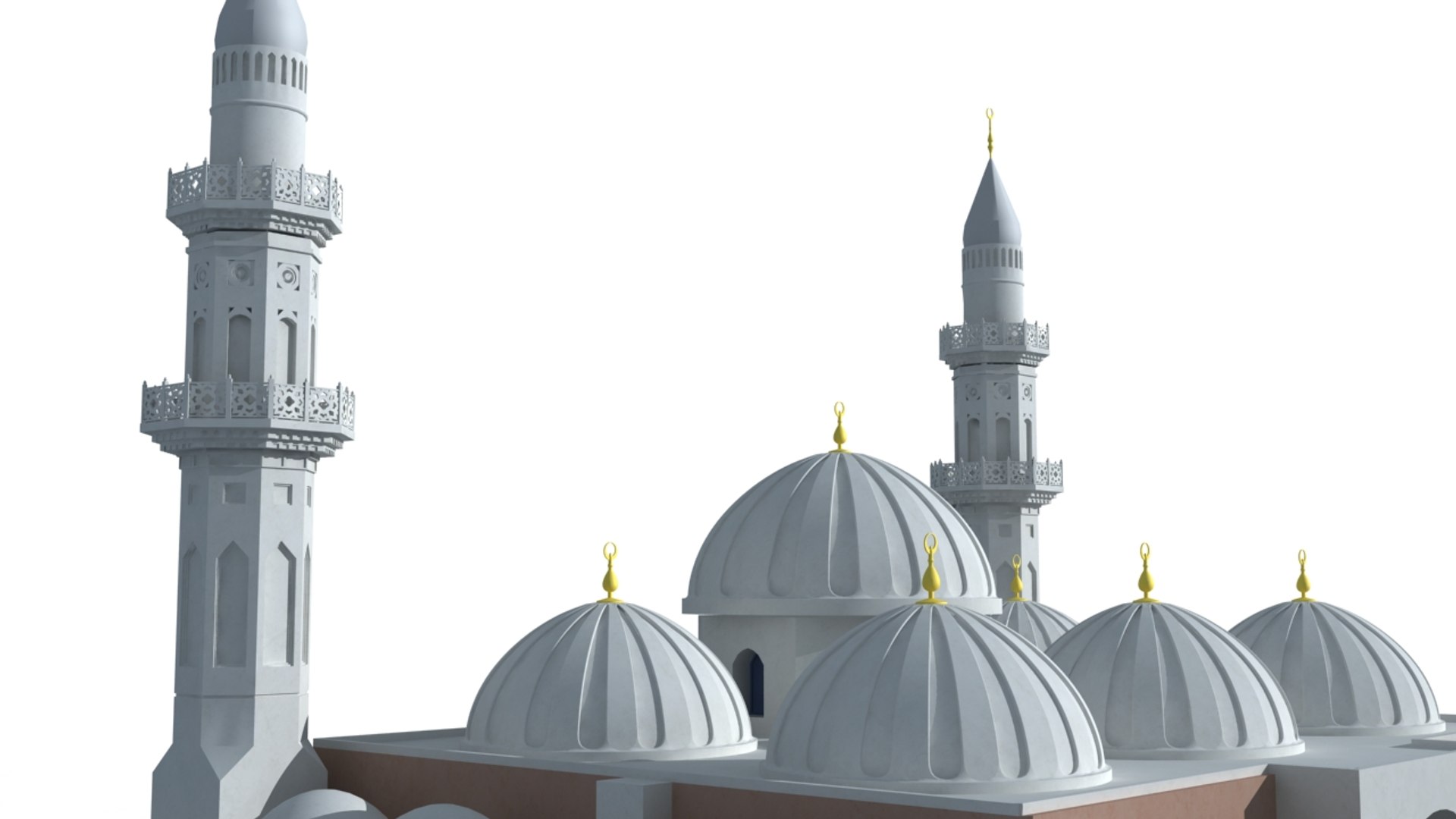 3D Masjid Quba Model - TurboSquid 1478559