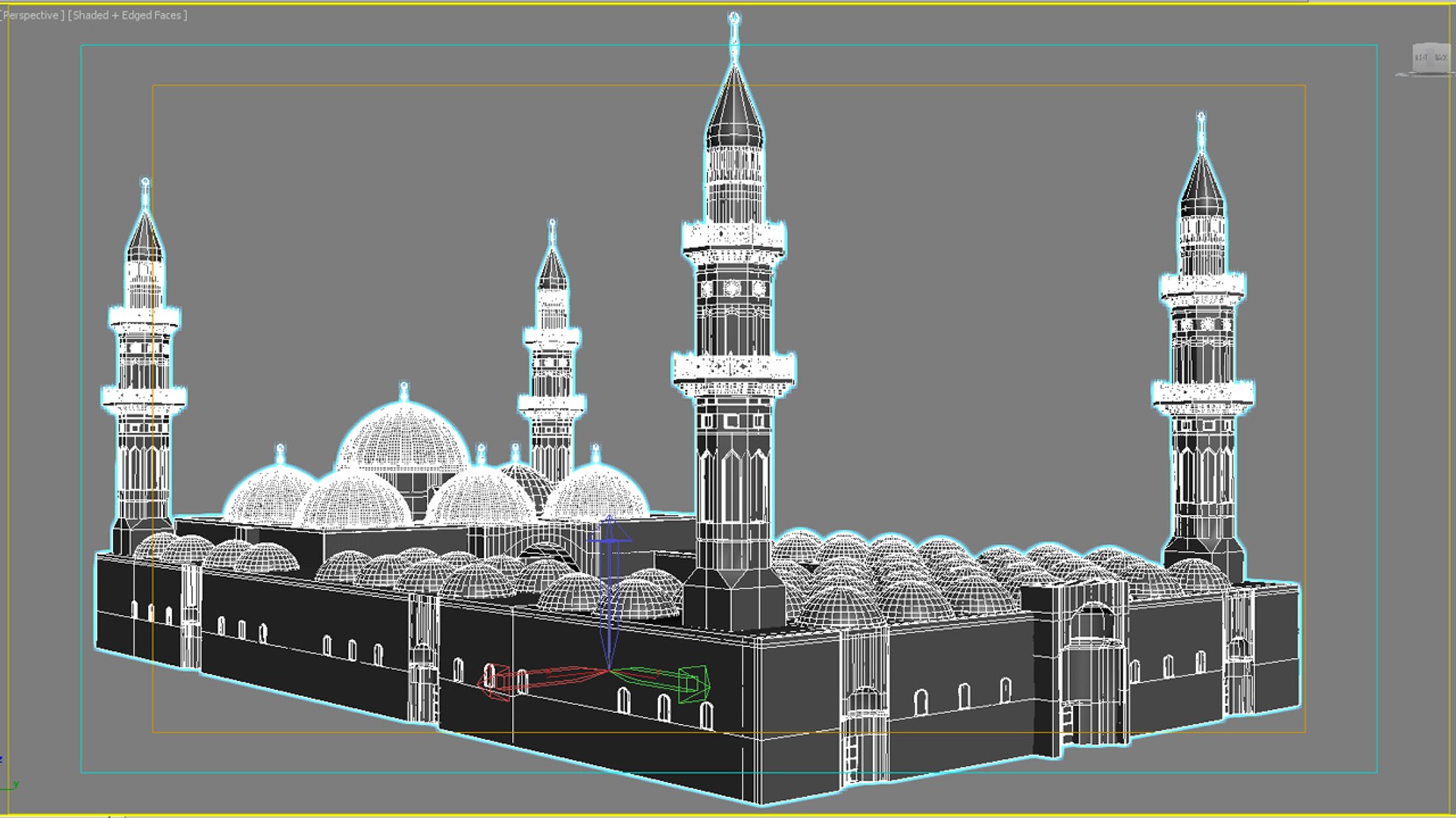 3D Masjid Quba Model - TurboSquid 1478559