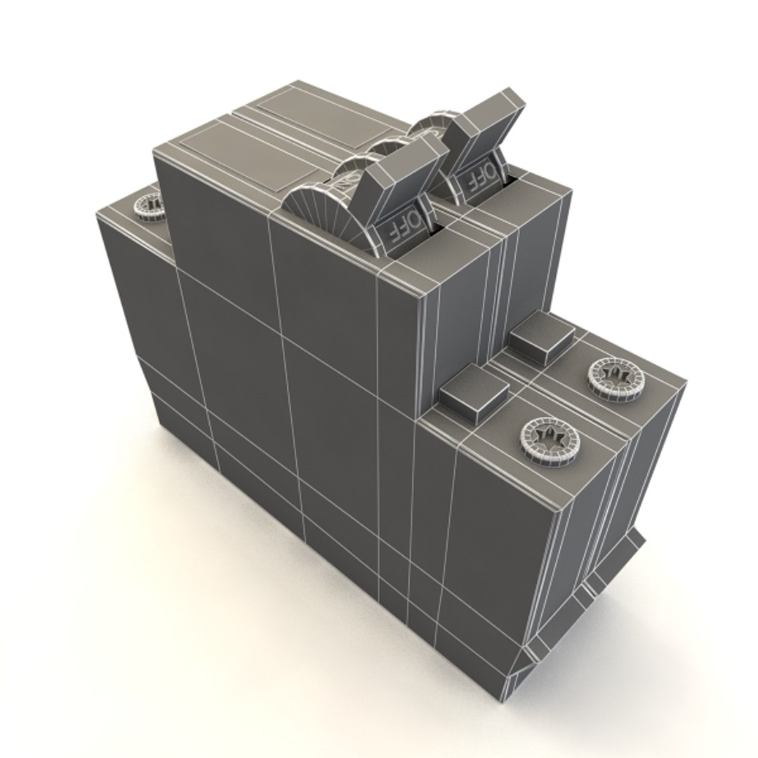 3d Abb Circuit Breaker Model