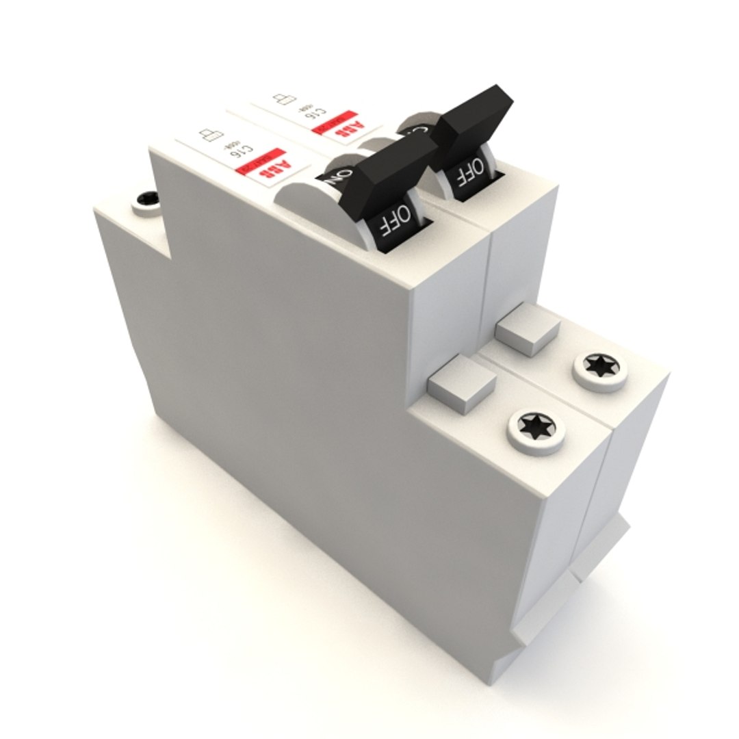 3d Abb Circuit Breaker Model