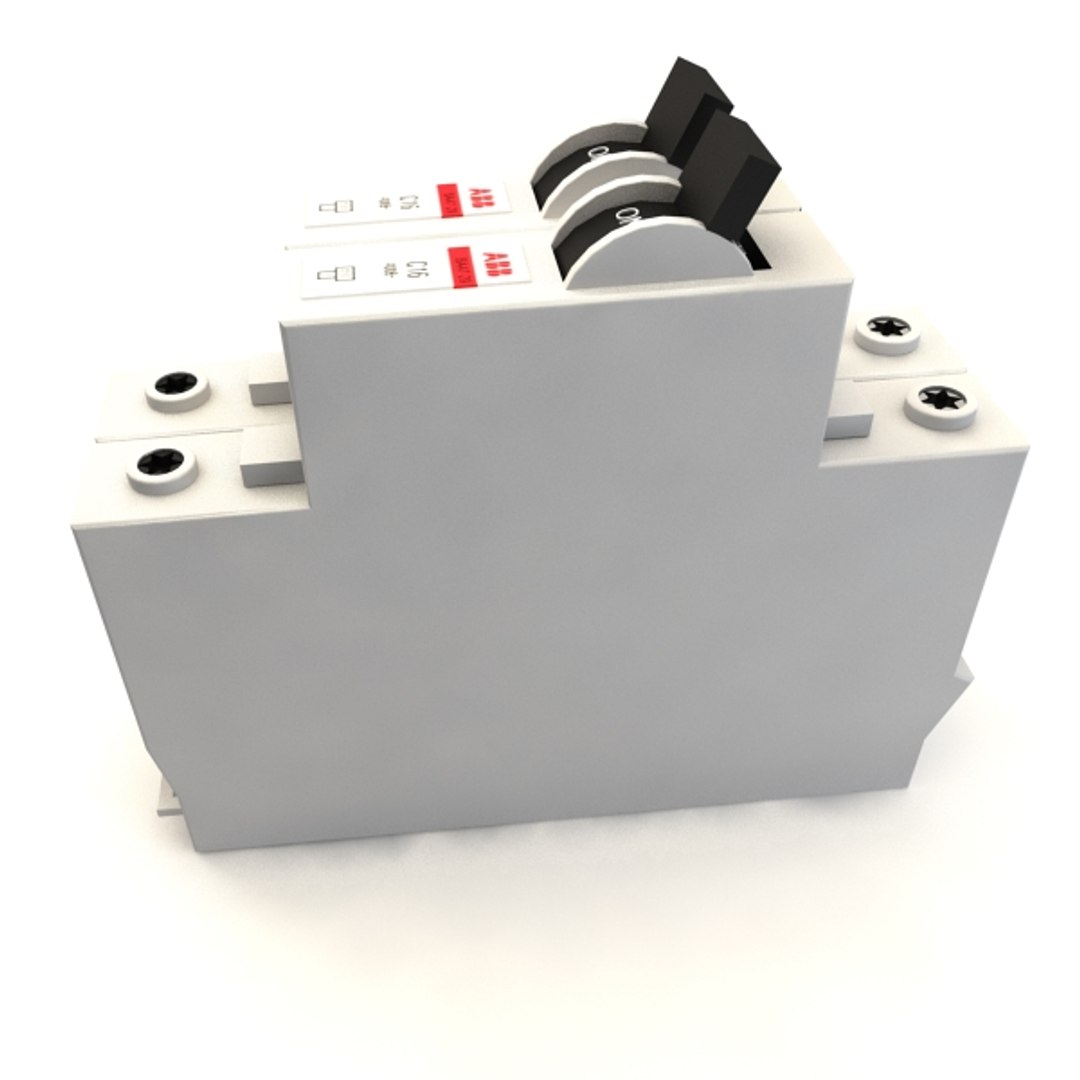 3d Abb Circuit Breaker Model